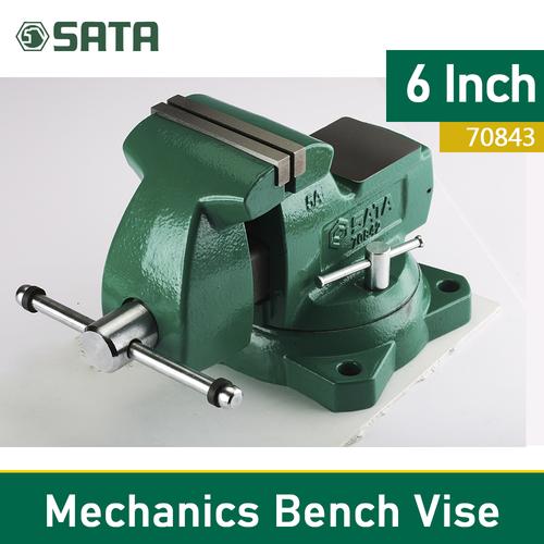 Promo Ragum 6 Inch Mechanics Bench Vice 70843 Sata Tools Cicil 0% 3x ...