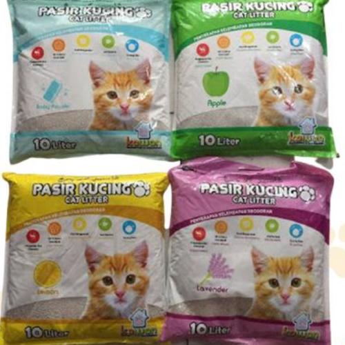 Jual Pasir kucing kawan cat litter 10 liter / pasir wangi gumpal - Kopi ...