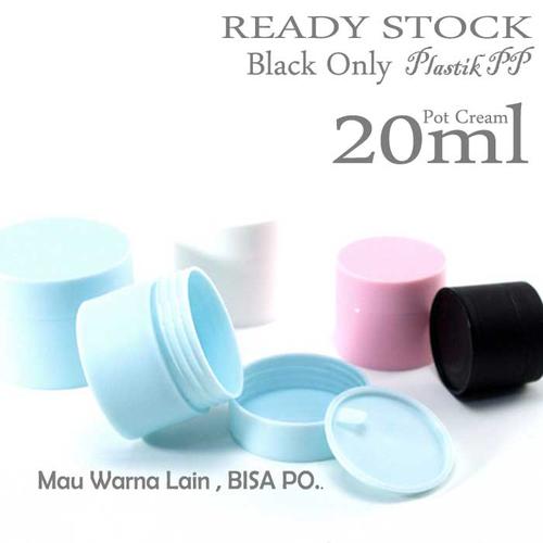 Jual Pot Krim Plastik 20gr Wadah Kosmetik Jar 20ml Pot Cream Wajah 20 ...