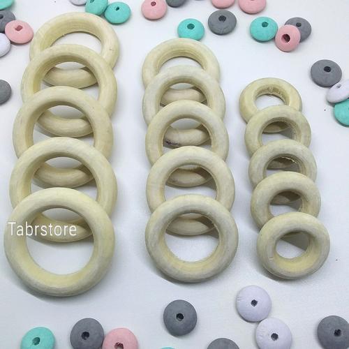 Jual Ring Kayu 3 Ukuran tanpa sambungan | Wooden Ring | Ring macrame ...