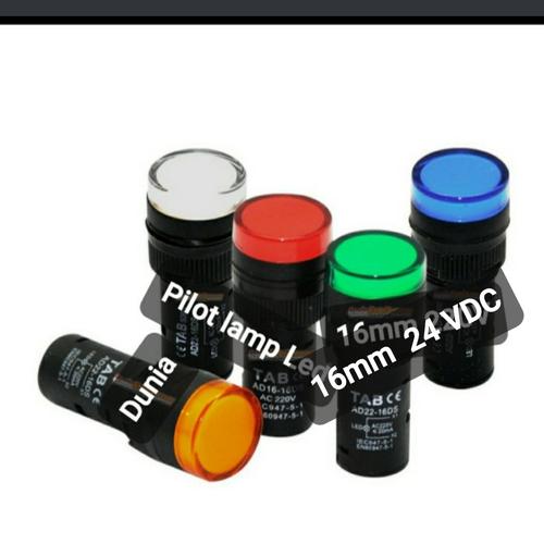 Jual pilot lamp led 16mm 24VDC - Putih - Jakarta Pusat - DUNIA LISTRIK ...