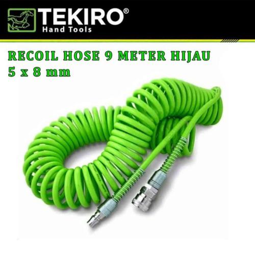 Jual selang kompresor / selang angin / Rekoil hose 9M tekiro - Kota ...