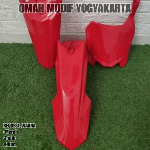 Jual Sparkboard Spakbor Slebor Depan Belakang Papan Start Nomer CRF 150 ...