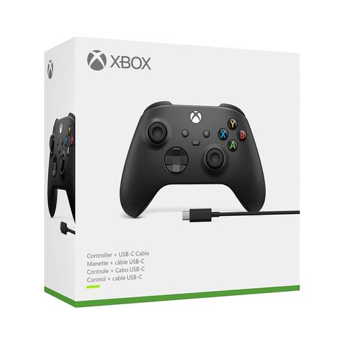 Promo Xbox Core Controller + Cable Carbon Black (Xbox Series X ...