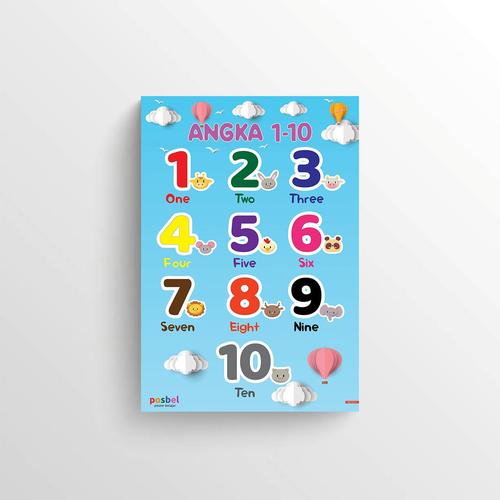 Jual Poster Edukasi Anak TK Belajar Hewan Angka Alfabet Hijaiyah ...