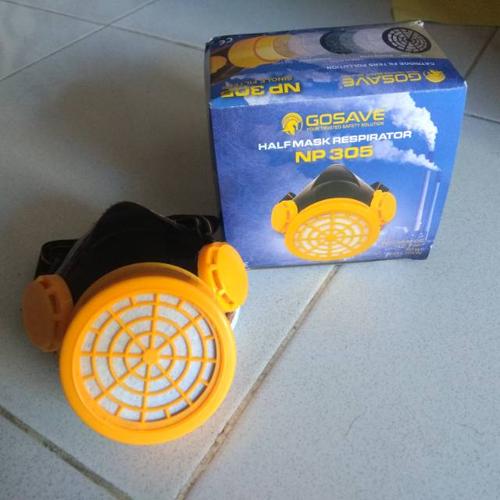 Jual MASKER RESPIRATOR SINGLE FILTER GOSAVE NP305 MASKER SAFETY ...