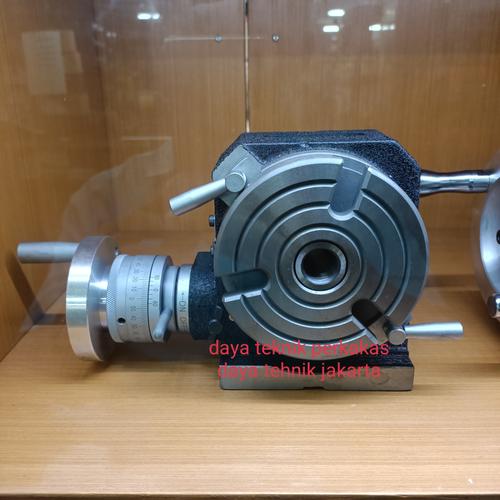 Jual rotary table 4" - meja Milling putar horizontal vertical 100mm ...
