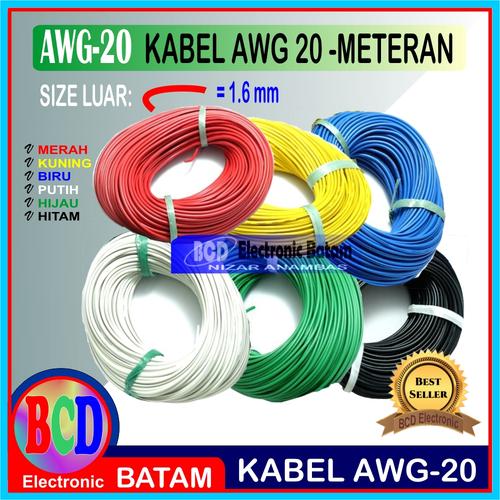 Jual KABEL AWG 20 SERABUT / AWG 20 KABEL SERABUT METERAN - Putih - Kota Batam - BCD Electronic ...