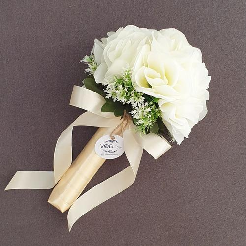 Jual Buket pengantin pernikahan wedding handbouquet - M maroon - Kab ...