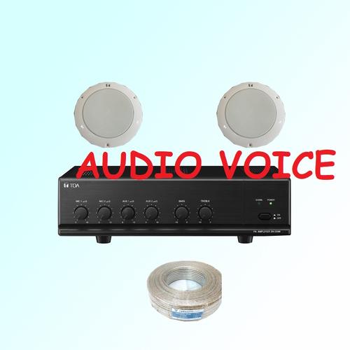 Jual Paket Sound System Gedung TOA PA System Speaker TOA 2 Unit ...