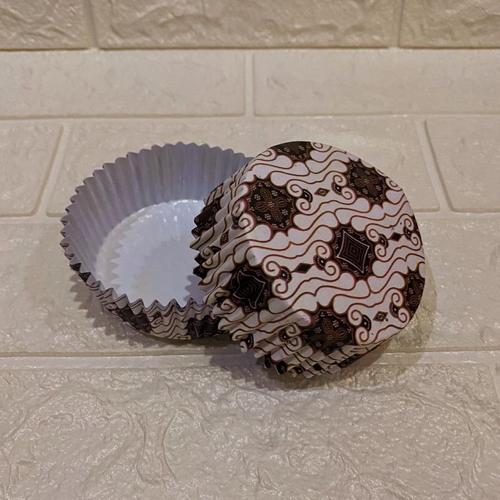 Jual Kertas Cup Roti Bulat BATIK Series uk 140x80mm - Batik Liek, 100 ...