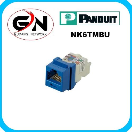 Jual Panduit Netkey Jack Module Cat 6 NK6TMBU Warna Biru - Jakarta ...