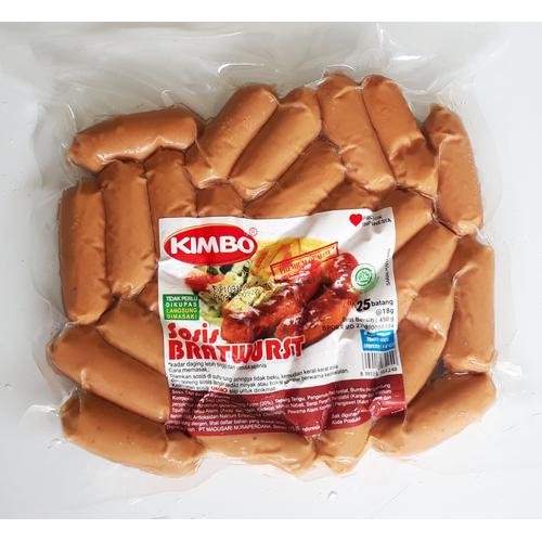 Jual Kimbo Sosis Mini Bratwurst Sosis Cocktail Isi 25 pcs (@ 18 gram ...