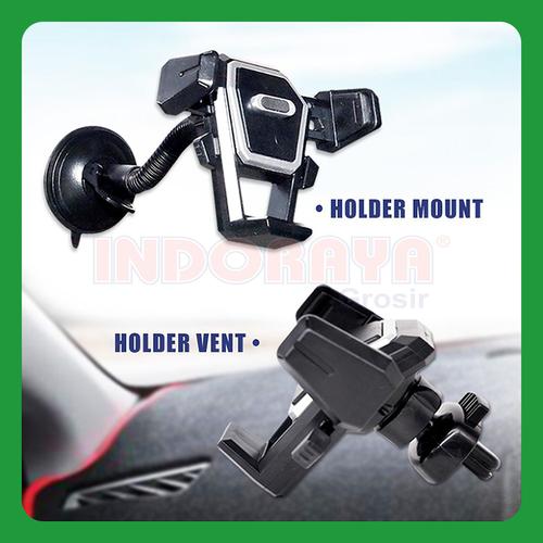 Jual CAR HOLDER MOBIL 3IN1 HOLDER KACA MOBIL+AC PHONE HOLDER - Kota ...