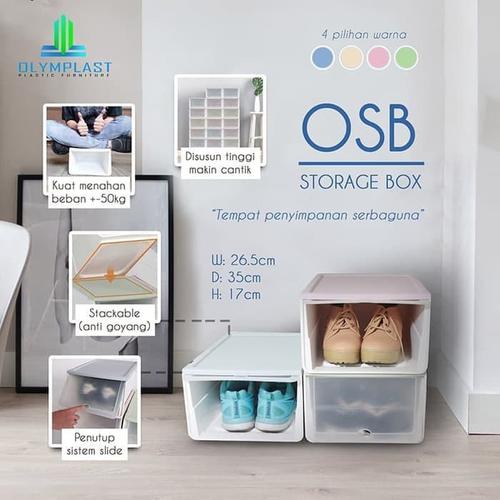 Jual Olymplast Storage Box OSB Container Box Plastik Kotak Sepatu ...