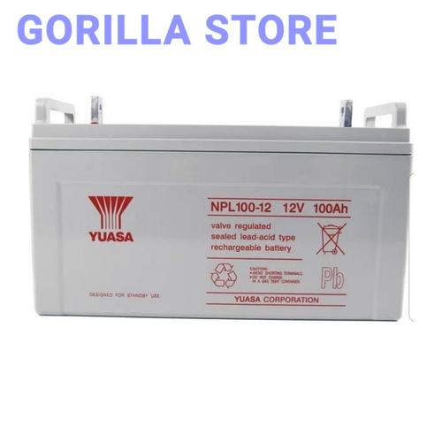 Jual Baterai Aki VRLA YUASA 12V 100AH - NPL100-12 - Jakarta Pusat ...