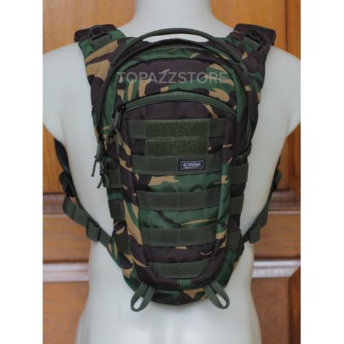 Jual Tas Sepeda Army Tactical Loreng Ransel Gowes Hydropack Tentara TNI - Hitam - Kab ...