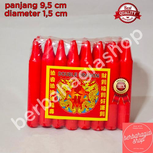 Jual lilin merah isi 24 batang/lilin puja/lilin sembahyang P5 - Jakarta ...