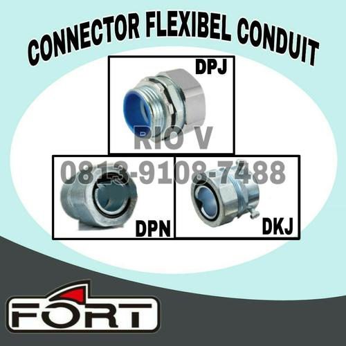 Jual CONNECTOR FLEXIBEL CONDUIT 3/8" DPJ-12 / KONEKTOR ( DPJ, DKJ, DPN ...
