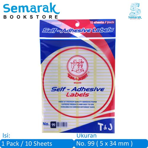Jual Tom & Jerry Self-Adhesive Labels No. 99 [1 Pack @ 10 Lembar] - Kab. Bogor - Semarak ...
