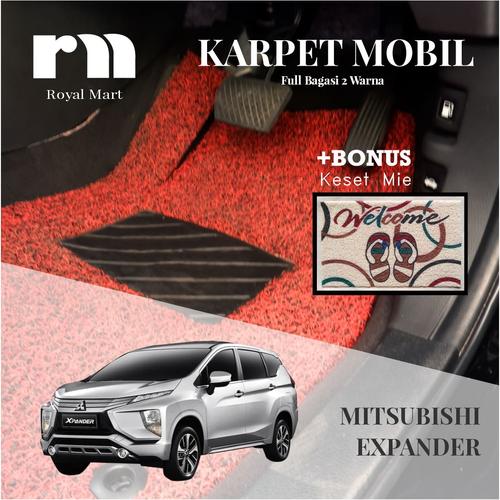 Promo KARPET MOBIL-MITSHUBISHI EXPANDER FULL BAGASI 2 WARNA - BLACK ...