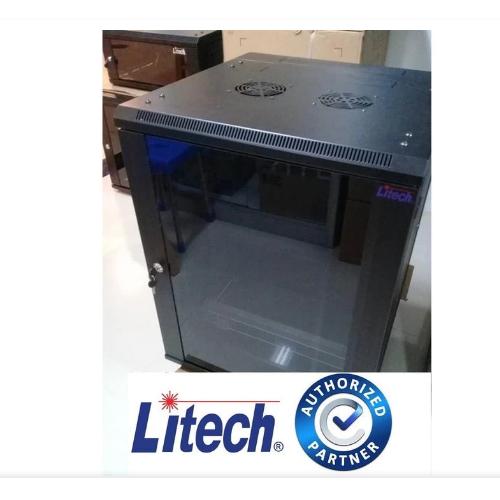 Jual Litech wallmount rack 12U depth 600mm / rack server litech 12U ...