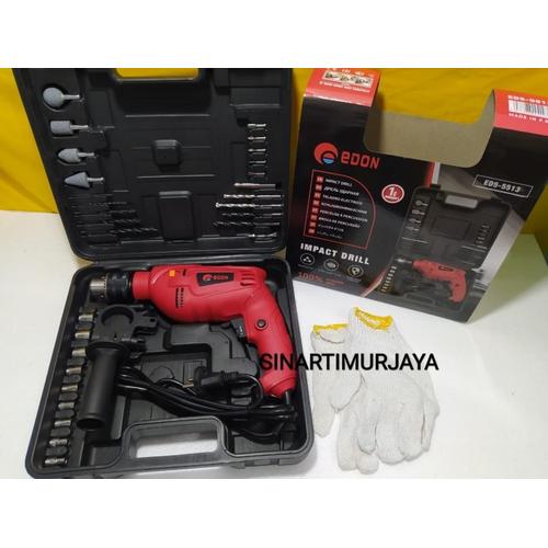Jual BOR LISTRIK EDON SET MATA / IMPACT DRILL EDON ED5-5513 / BOR ...