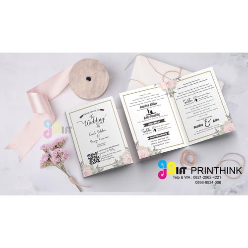 Jual Undangan Nikah Vintage, Desain Cantik & Mewah Free Lebel & Plastik ...