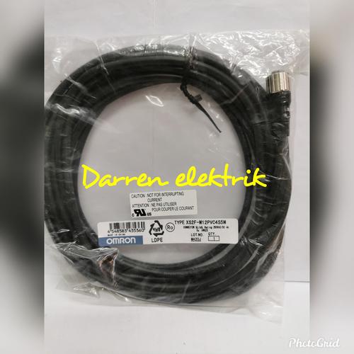 Jual kabel sensor omron model conector female XS2F-M12PVC4S5M - Jakarta ...