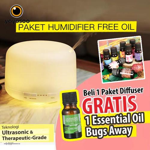 Jual MUJI Ultrasonic Aroma Diffuser Humidifier Air Purifier LED 850ml ...