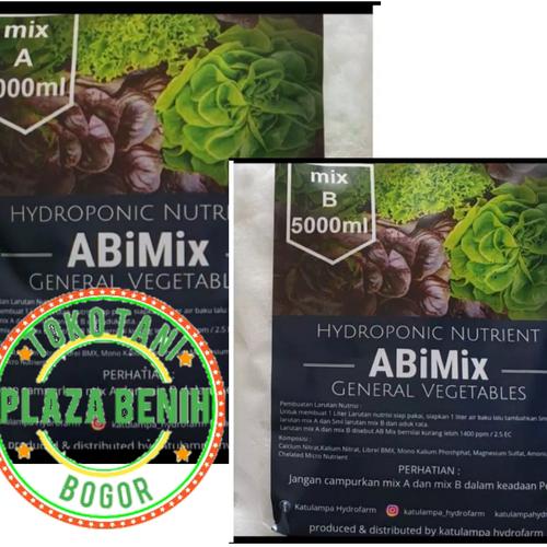 Jual Pupuk organik AB-MIX Pekatan Nutrisi Hidroponik Sayuran - Kota ...