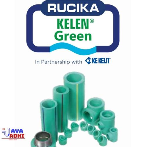 Jual PPR Pipa Rucika Green PN 20 1/2" Hot Water Pipe 20mm Wavin Tigris ...
