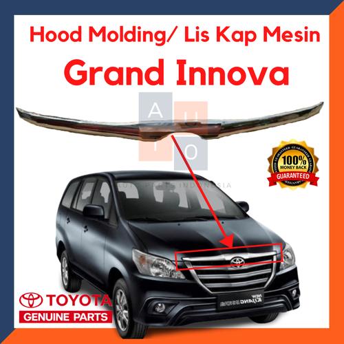 Jual Lis Lis Kap Mesin Hood Moulding Chrome Grand Innova Inova 75771 ...