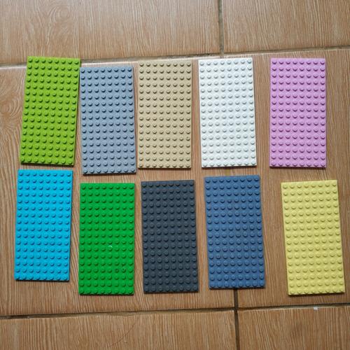 Jual Lego Plate 8x16 original part 92438 - Bright Green - Kota ...