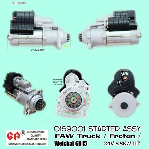 Jual Dinamo Starter GP FAW Froton / FAW Truck / Weichai 6D15 - Jakarta ...