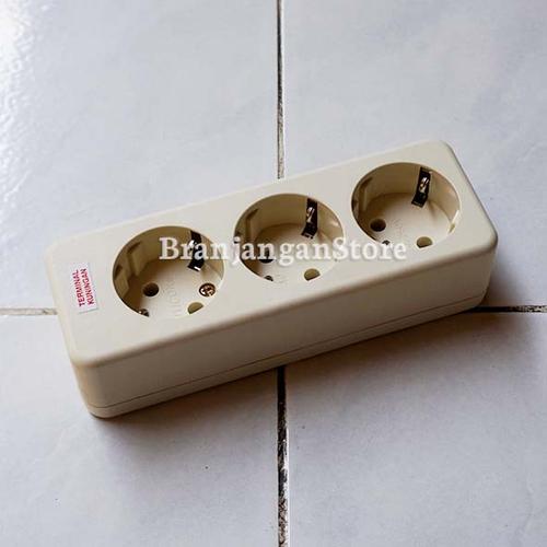 Jual Terminal Kuningan Arde Stop Kontak UTICON / Colokan Listrik - 3 ...