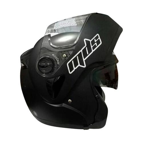 Jual HELM MDS PRO RIDER SOLID BLACK DOF HELEM FULL FACE MODULAR - Kota ...