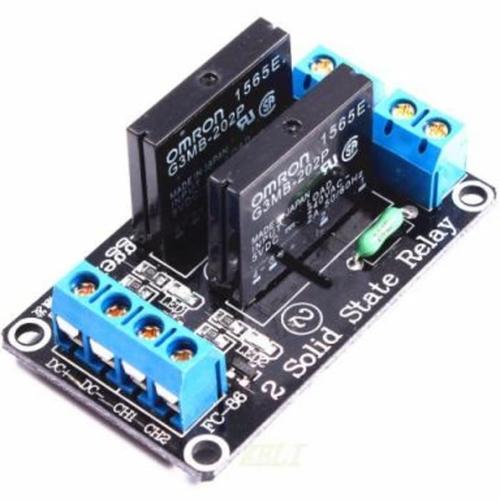 Jual SSR Solid State Relay Module 2 Channel 5V DC High Level - Kota ...