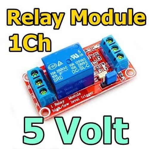 Jual Relay Module 5 Volt 1 Channel Optocoupler High or Low Triger 5V ...