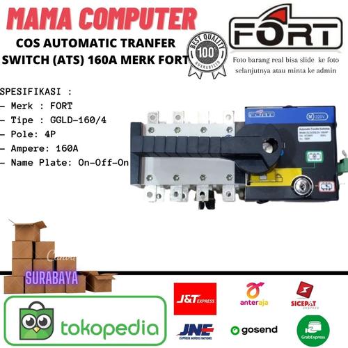 Jual Cos motorized FORT ATS 160A 4P Change Over Switch motor Panel ATyS ...