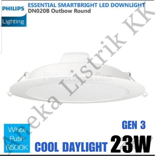 Jual Downlight LED PHILIPS Gen3 DN020B 23W 8inch PUTIH DN 020B 23 W NO ...