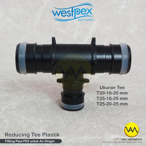 Jual Reducing Tee Expander Plastik Westpex Fitting Pipa PEX Air Dingin ...