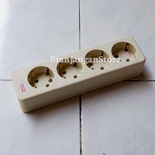 Jual Terminal Kuningan Arde Stop Kontak UTICON / Colokan Listrik - 4 Lubang - Kab. Malang ...