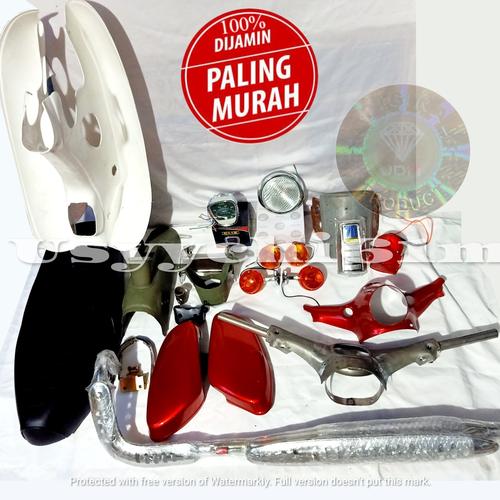 Jual (PROMO) Paket Lengkap Body Motor Honda C70 + Knalpot Scrambler C70 ...