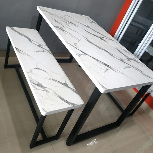 Jual Meja makan cafe hpl marmer - Kota Bekasi - Arca Industrial | Tokopedia