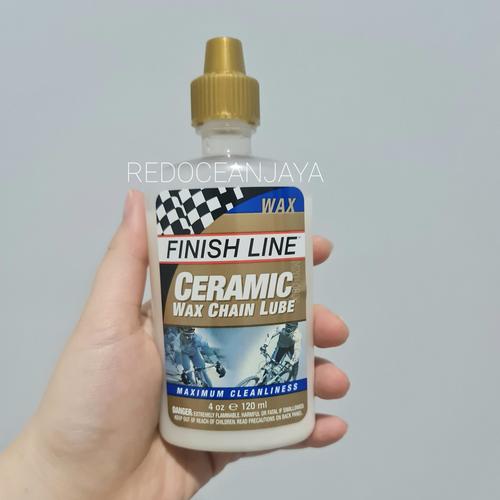 Jual finish line ceramic wax chain lube 4 oz 120ml finishline brown ...