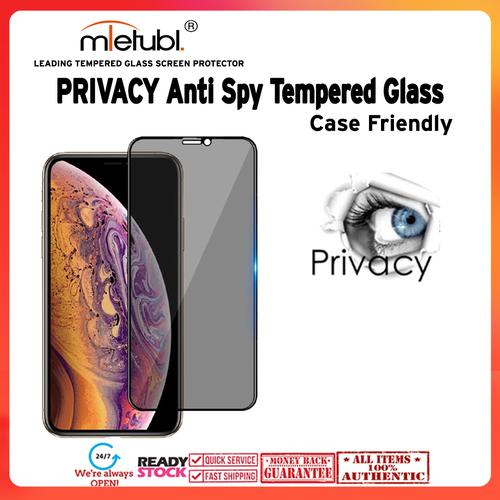 Promo iPhone 12 Pro Max / Pro / 12 MinI MLETUBL Privacy Tempered Glass ...