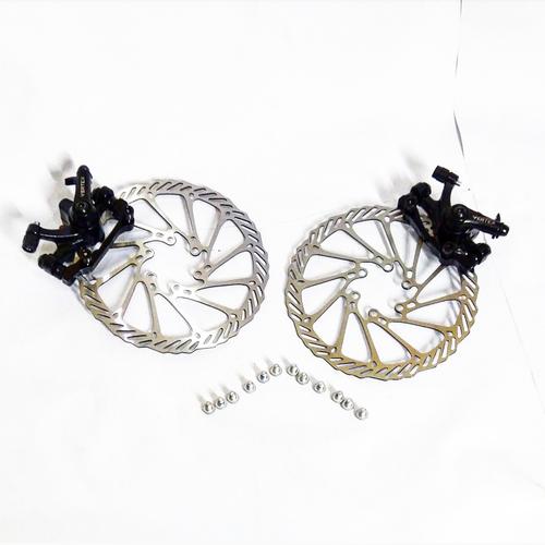 Jual 1 set rem sepeda cakram discbrake depan belakang mtb lipat Minion ...