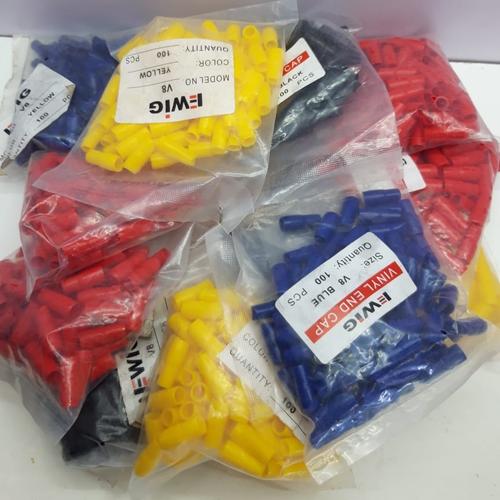 Jual vinyl skun kabel 10mm-V8 MERK EWIG & FORT harga per pak(100)pcs ...