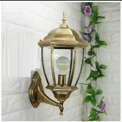 Jual lampu dinding klasik outdoor BH ukuran MEDIUM - Gold Antik - Kota ...